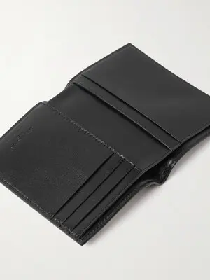 Saint Laurent Upcycled Cross-grain Leather Bifold Wallet