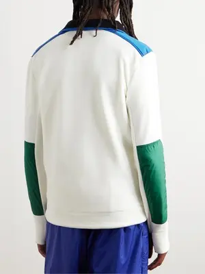 Moncler Shell-trimmed Fleece Jacket