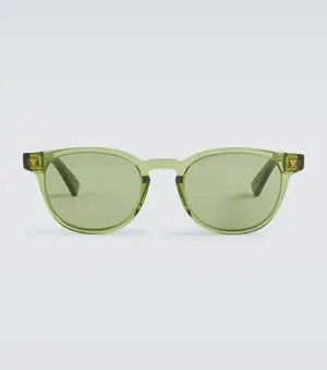 Bottega Veneta Panthos Round Sunglasses - Green