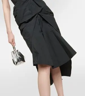 Maticevski Fincher Draped Bustier Midi Dress