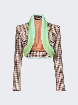 Area Cropped Outerwear For Women