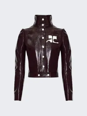 COURREGES Vinyl Reedition Jacket - Red