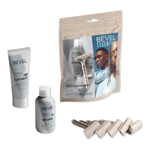 BEVEL Essential Disposable Safety Razor Starter Kit - One-color