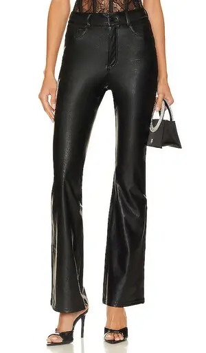 Commando Faux Leather Five Pocket Flare Pant