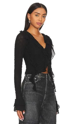 MORE TO COME Lennox Top - Black