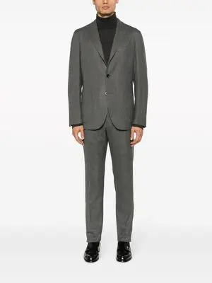 Boglioli Mélange-effect Single-breasted Suit