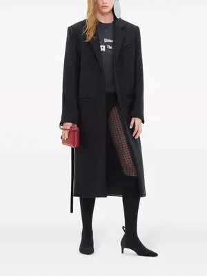 COURREGES Strap-detail Single-breasted Coat