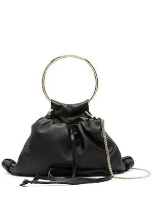 Chloé Arlène Leather Tote Bag With Metallic Handle