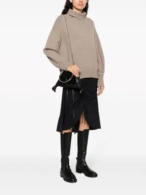 Chloé Arlène Leather Tote Bag With Metallic Handle