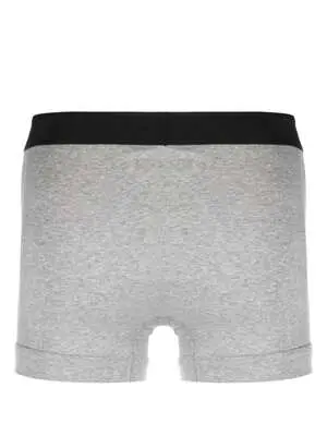 TOM FORD Logo-band Cotton-blend Boxers - White