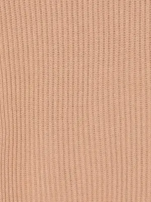 JOSEPH Ribbed-knit Merino Wool Scarf - Neutrals