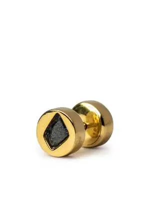 PARTS OF FOUR Diamond Stud Single Earring - Gold