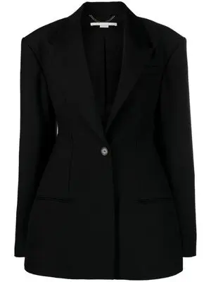 Stella McCartney Fitted Waist Single-breasted Blazer