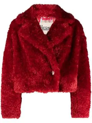Red Faux Fur Jackets