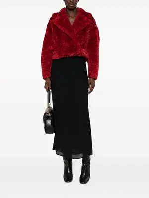 Herno Faux-fur Cropped Jacket
