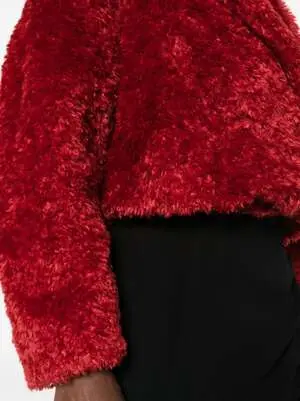 Herno Faux-fur Cropped Jacket