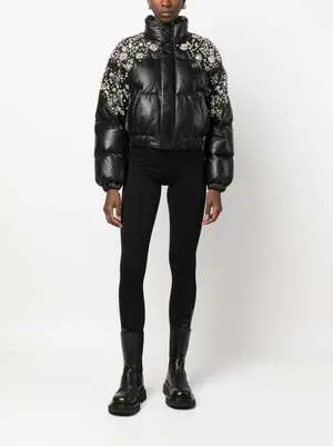 Philipp Plein Crystal-embellished Puffer Jacket