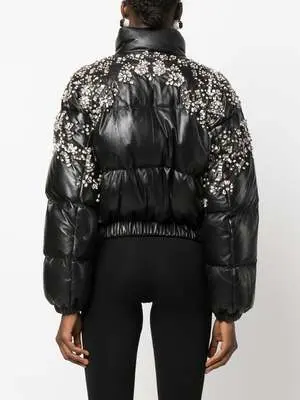 Philipp Plein Crystal-embellished Puffer Jacket