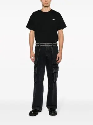 AMBUSH Logo-embroidered Crew-neck T-shirt