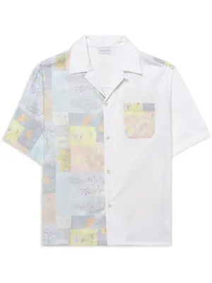 John Elliott Floral-print Short-sleeve Shirt