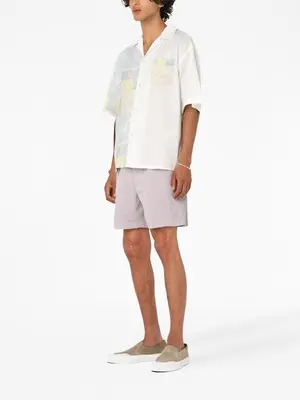 John Elliott Floral-print Short-sleeve Shirt
