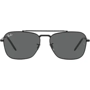 Ray-ban Caravan Square Sunglasses - Black