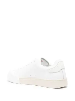 Marni Logo-debossed Leather Sneakers - White