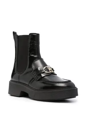 Tommy Hilfiger 45mm Logo-plaque Ankle Boots