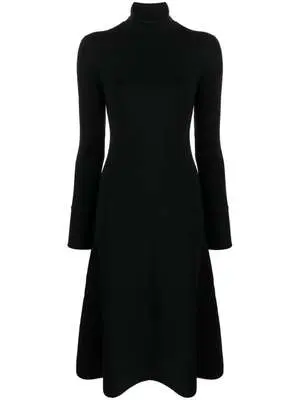 JOSEPH Roll-neck Midi Dress