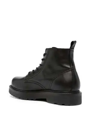 Tommy Hilfiger Logo-patch Leather Boots