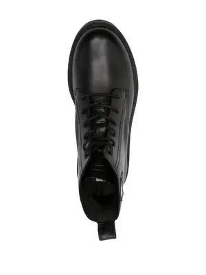 Tommy Hilfiger Logo-patch Leather Boots