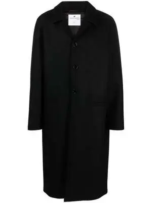 COURREGES Single-breasted Wool-blend Coat