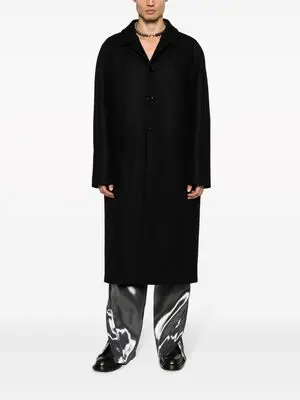 COURREGES Single-breasted Wool-blend Coat