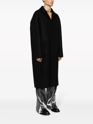 COURREGES Single-breasted Wool-blend Coat