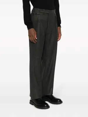 Ralph Lauren Purple Label Straight-leg Tailored Trousers - Grey