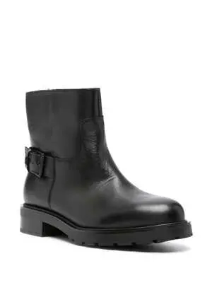 Tommy Hilfiger Almond-toe Leather Ankle Boots
