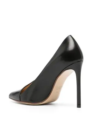FRANCESCO RUSSO 105mm Asymmetric Leather Pumps