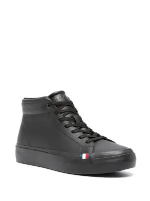 Tommy Hilfiger Leather Lace-up Sneakers