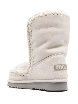 Mou 24 Suede Boots - Neutrals