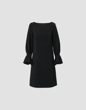 Carolina Herrera Silk Puff-sleeve Shift Minidress