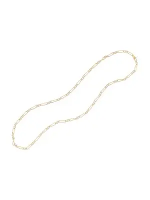 Marco Bicego Marrakech Onde Two-tone 18k Gold & 1.55 Tcw Diamond Chain Necklace - Yellow Gold
