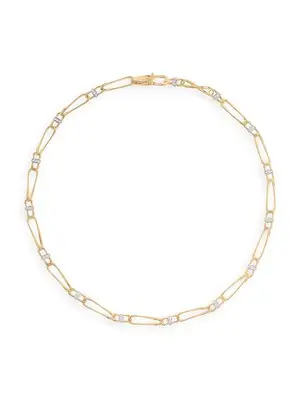 Marco Bicego Marrakech Onde Two-tone 18k Gold & 0.75 Tcw Diamond Chain Necklace - Yellow Gold