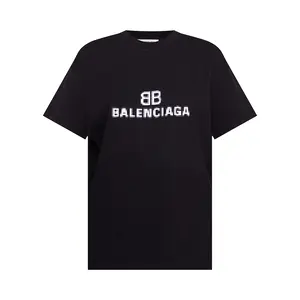 Balenciaga Bb Pixel Logo T-shirt - Black