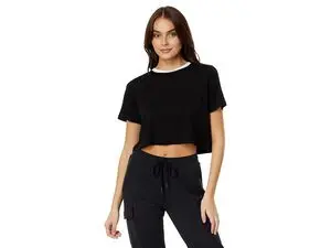 Splits59 Splits59 Djuna Crop Ringer Top Black