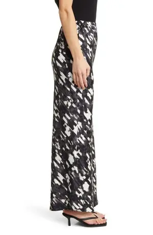 Vero Moda Merle Abstract Print Maxi Skirt