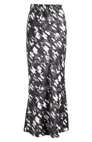 Vero Moda Merle Abstract Print Maxi Skirt