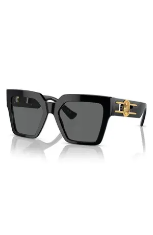 Versace 55mm Butterfly Sunglasses - Black
