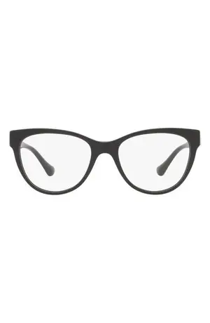 Versace Versace 53mm Cat Eye Optical Glasses Black