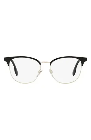 Burberry Burberry Sophia Square Eyeglasses Light Gold/ Black