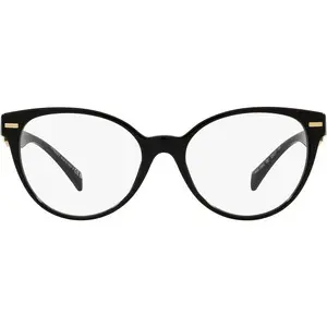 Versace 53mm Cat Eye Optical Glasses Black